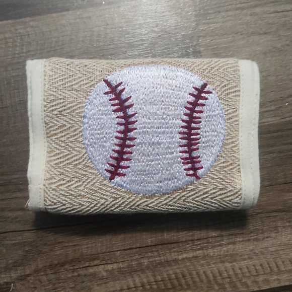 Hima | Bags | Hemp Wallet Baseball New Gifts | Poshmark